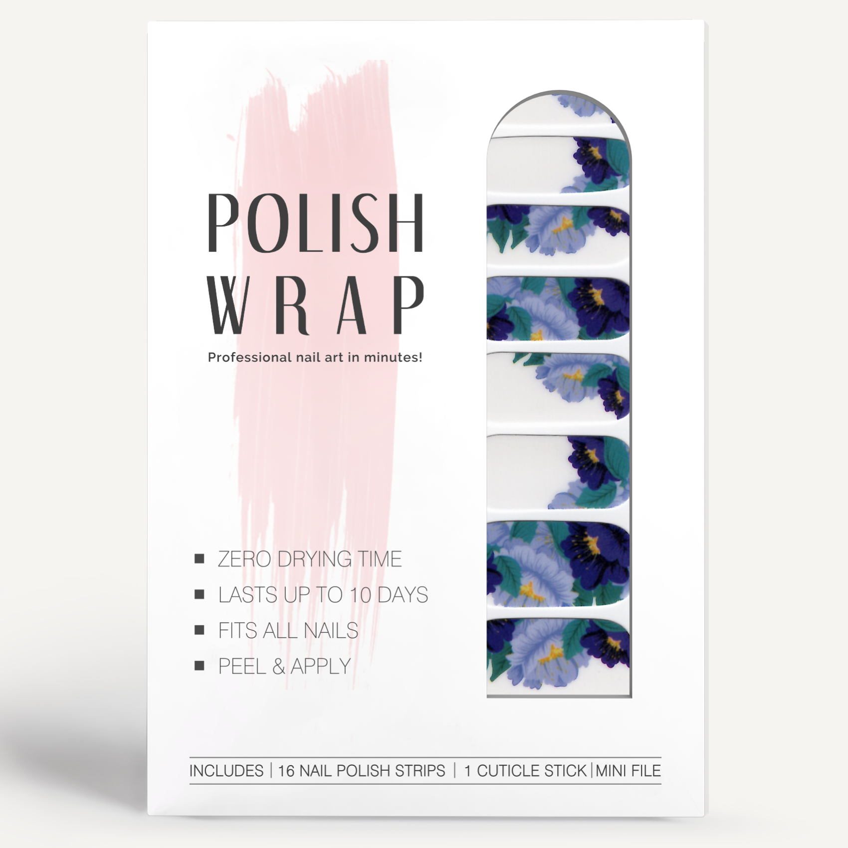 Violet Flowers – Polish Wrap