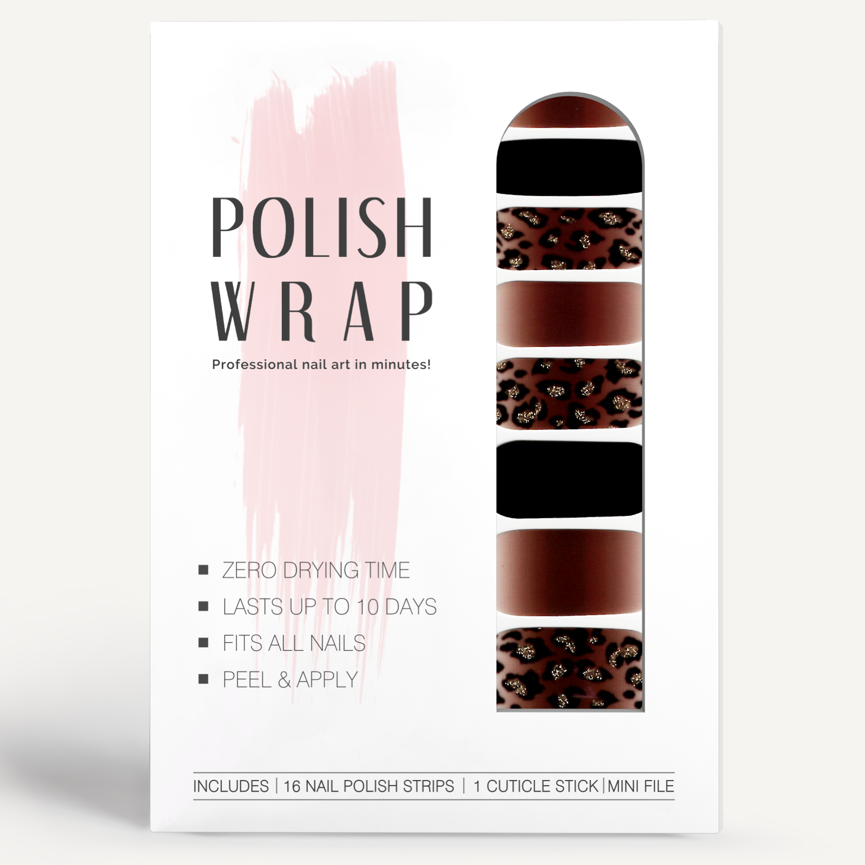 Ruby Leopard – Polish Wrap